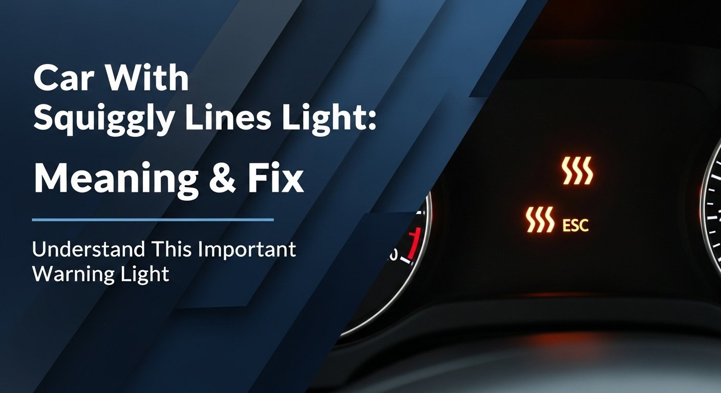 Car With Squiggly Lines Light: Meaning and Fix - CarXplorer