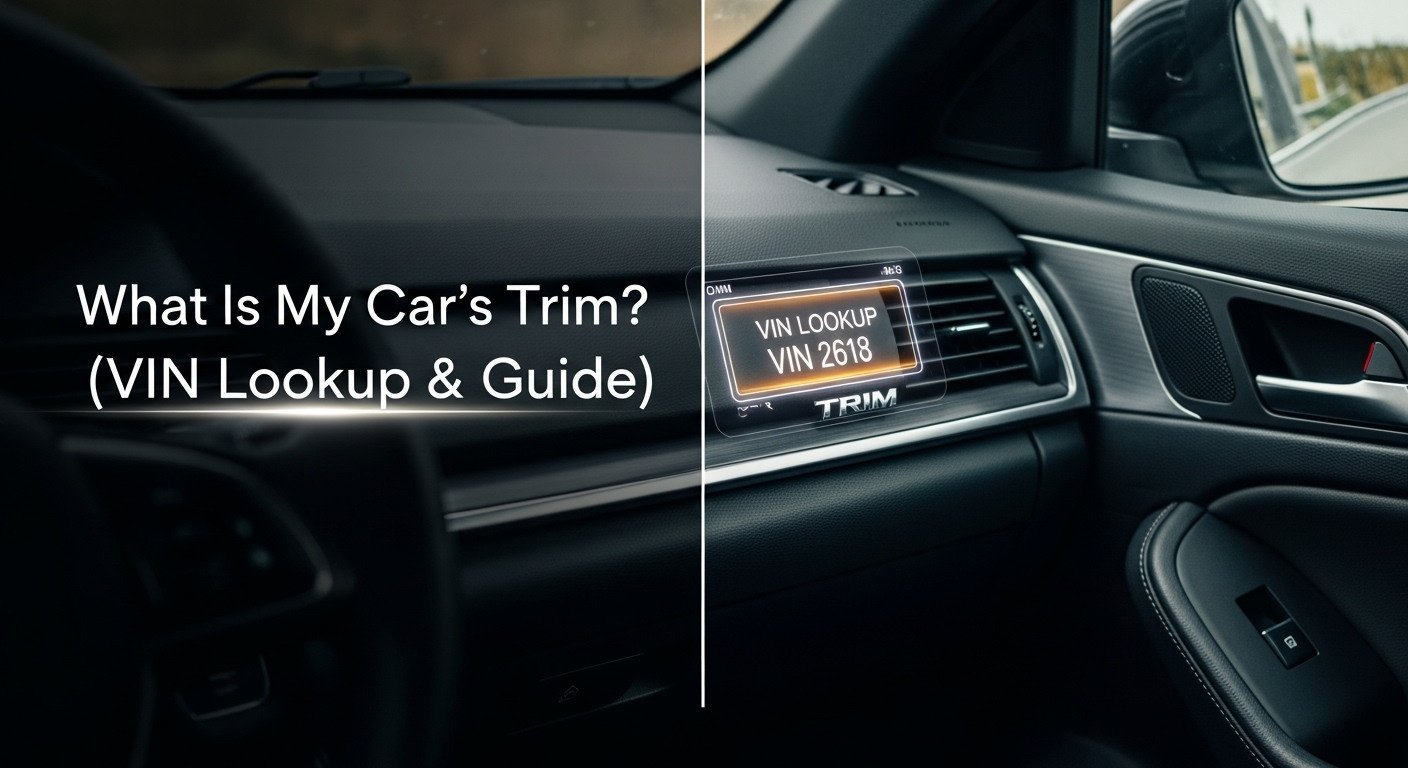 What Is My Car's Trim? (VIN Lookup & Guide) - CarXplorer