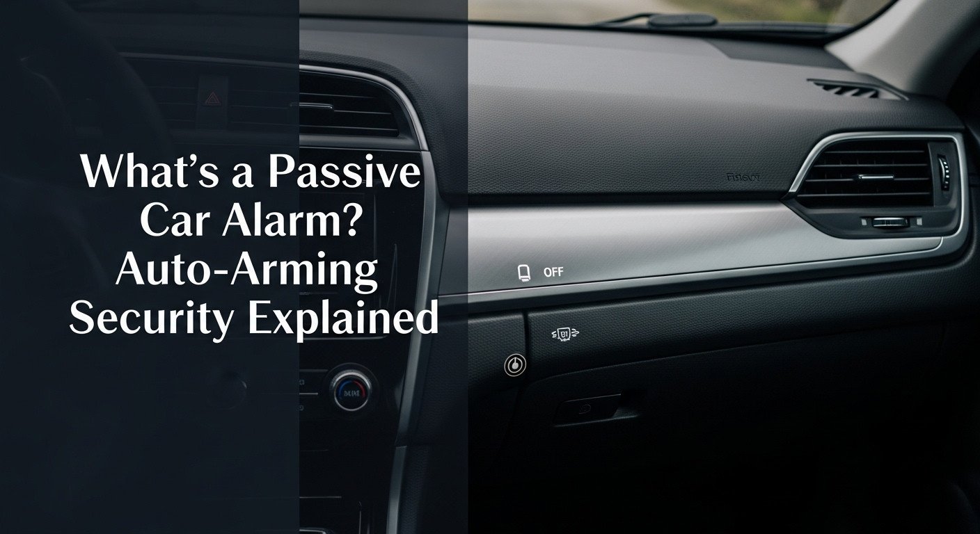 What's a Passive Car Alarm? Auto-Arming Security Explained - CarXplorer