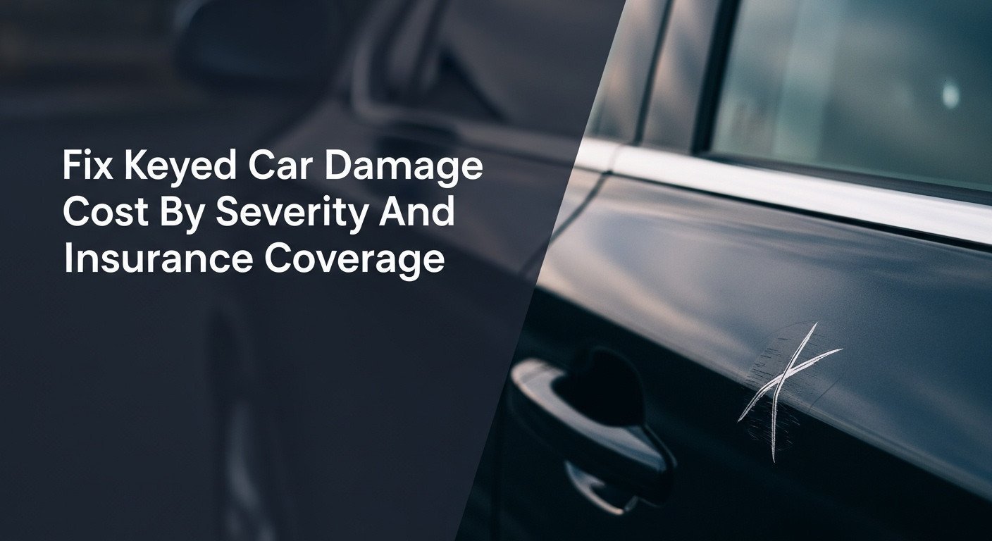Fix Keyed Car Damage Cost By Severity And Insurance Coverage - CarXplorer