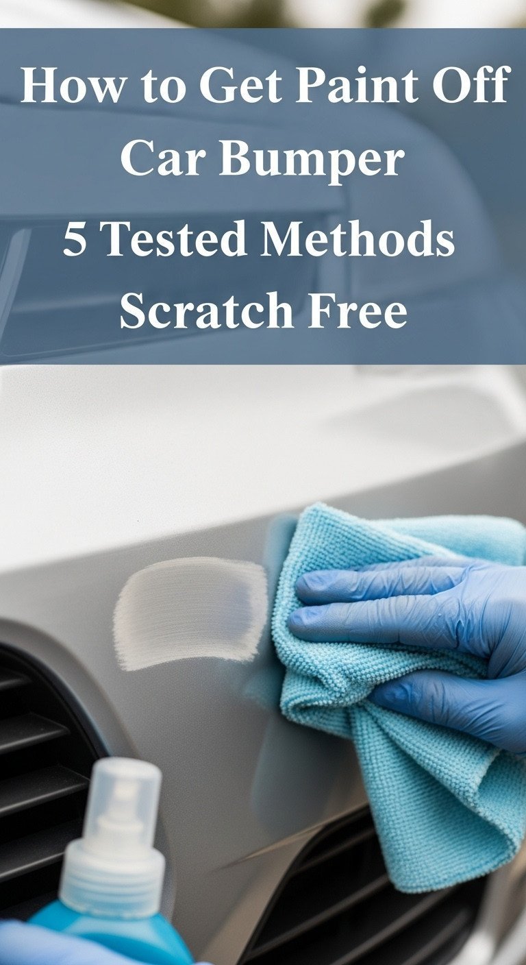 How to Get Paint Off Car Bumper 5 Tested Methods Scratch Free - CarXplorer