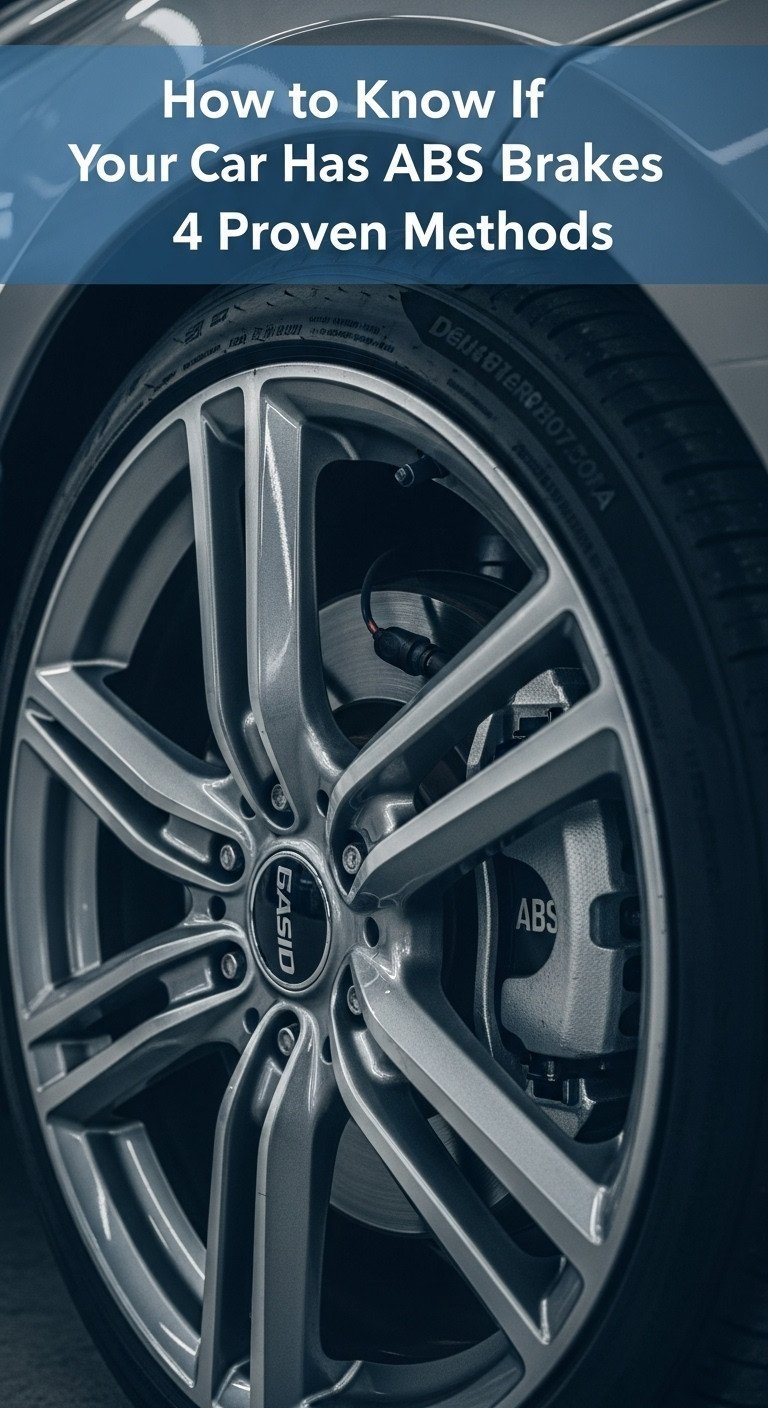 How to Know If Your Car Has ABS Brakes 4 Proven Methods - CarXplorer