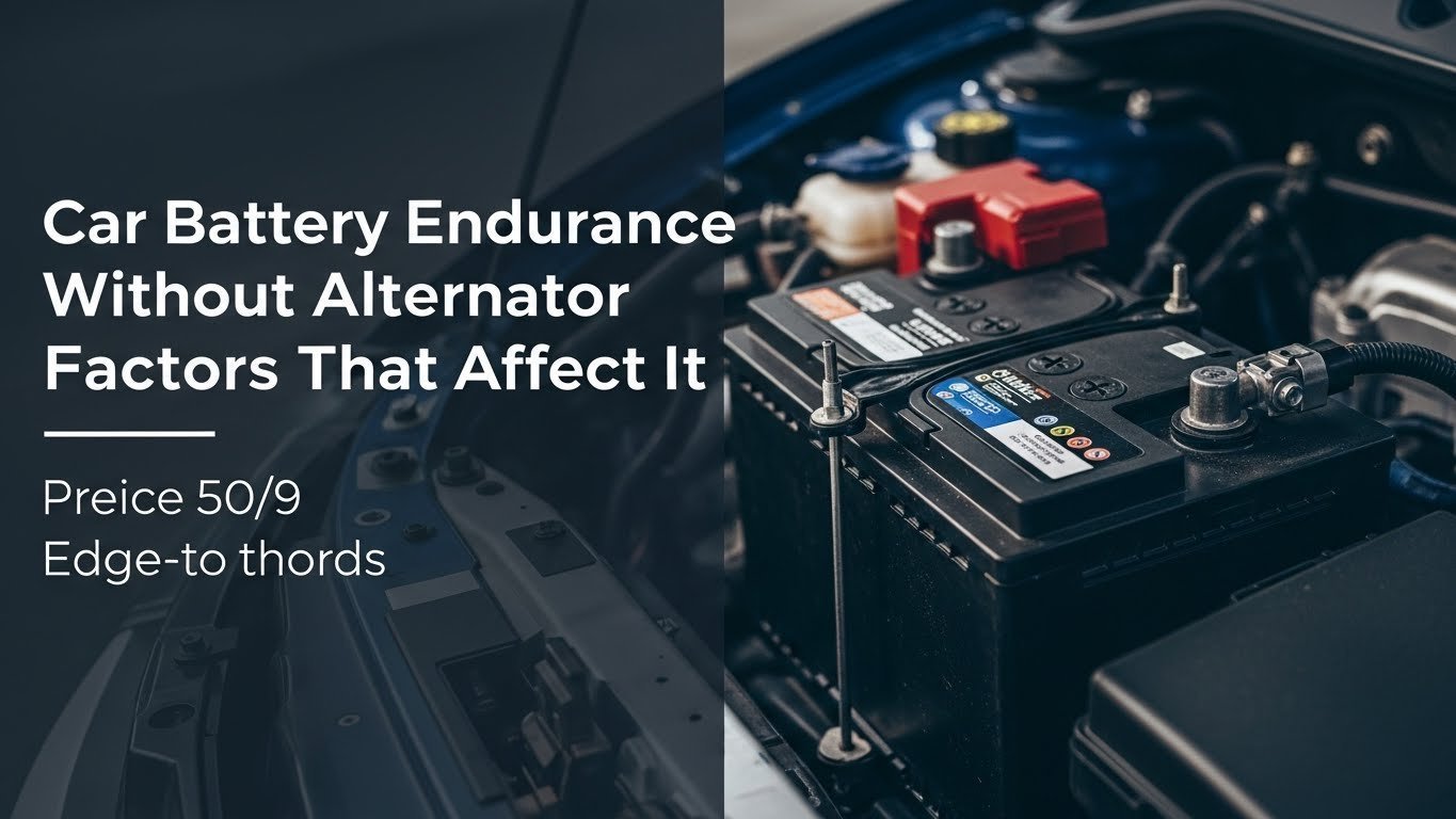Car Battery Endurance Without Alternator Factors That Affect It ...