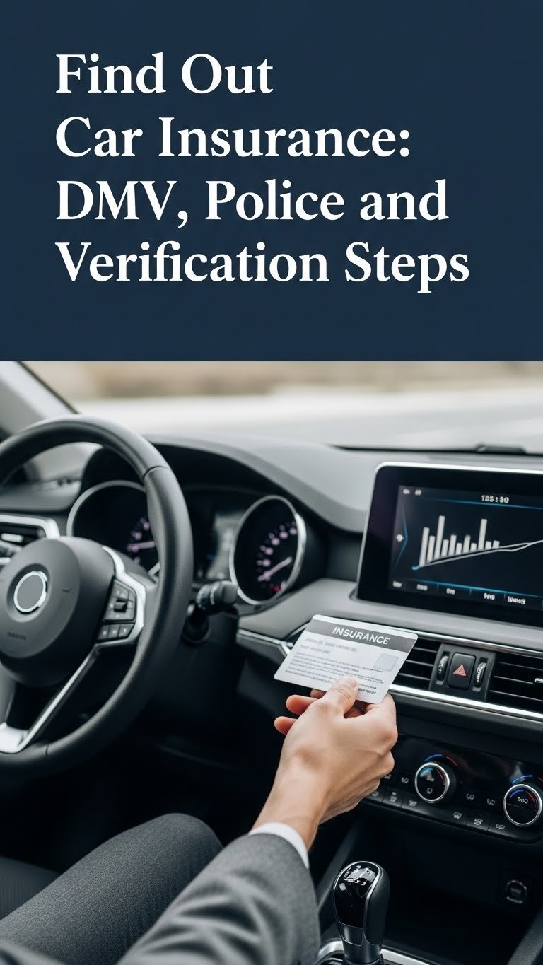 Find Out Car Insurance: DMV, Police and Verification Steps - CarXplorer