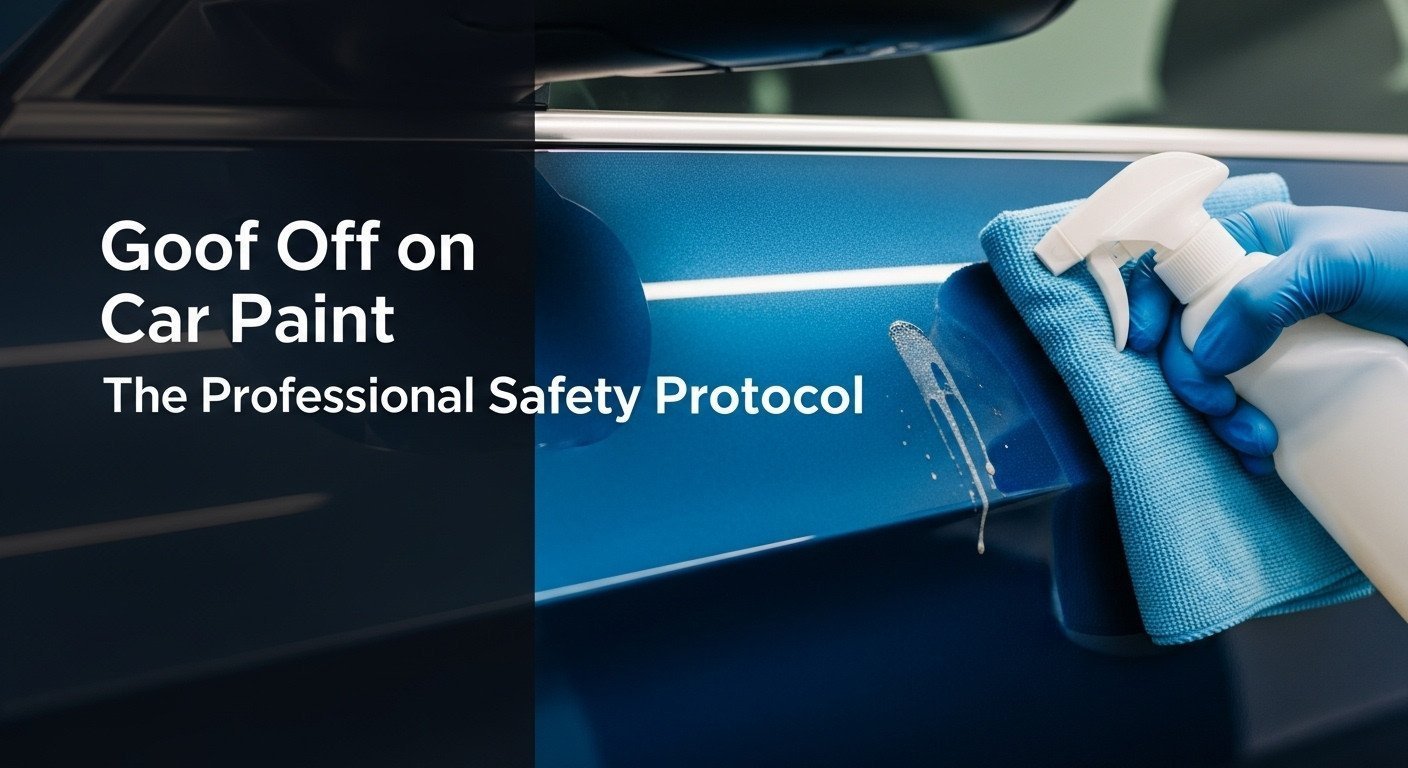 Goof Off on Car Paint The Professional Safety Protocol - CarXplorer