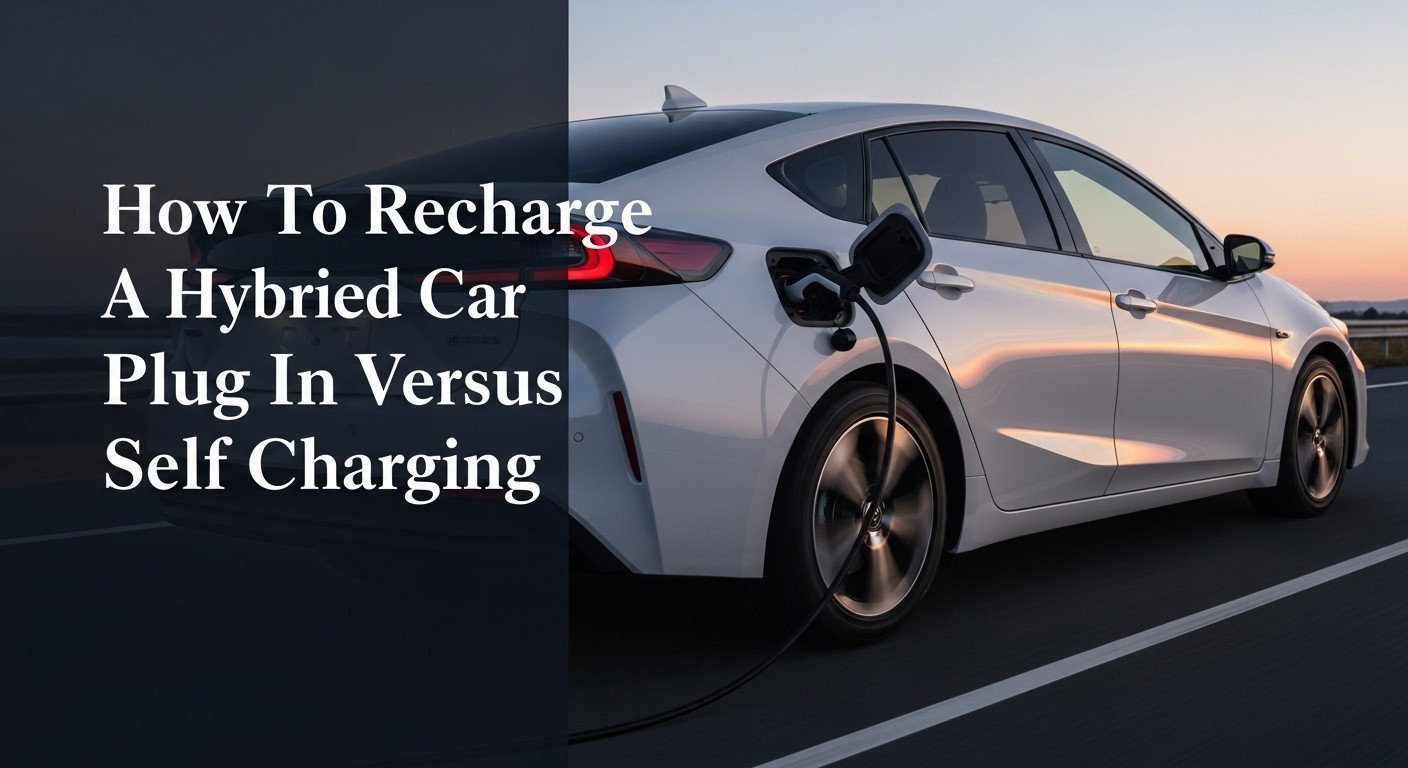 How To Recharge A Hybrid Car Plug In Versus Self Charging - CarXplorer
