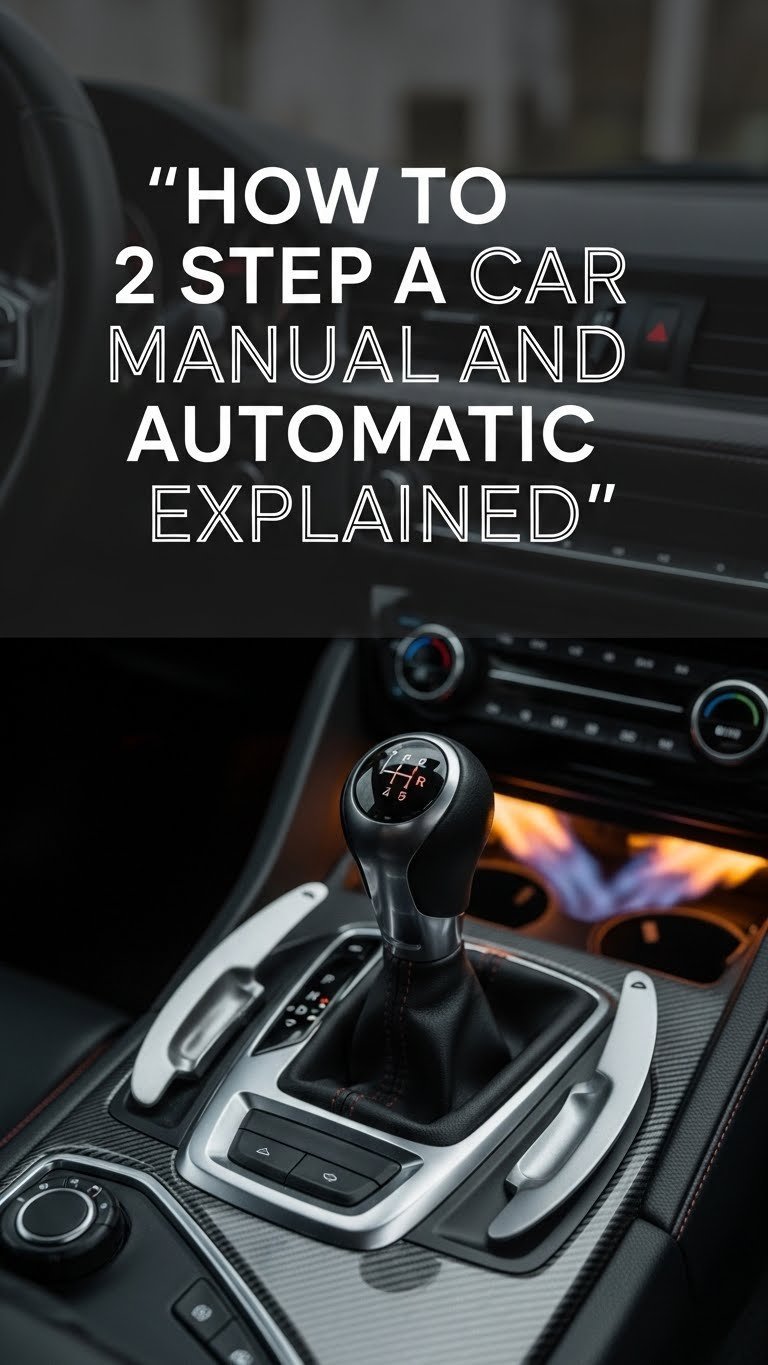 How to 2 Step a Car Manual and Automatic Explained - CarXplorer