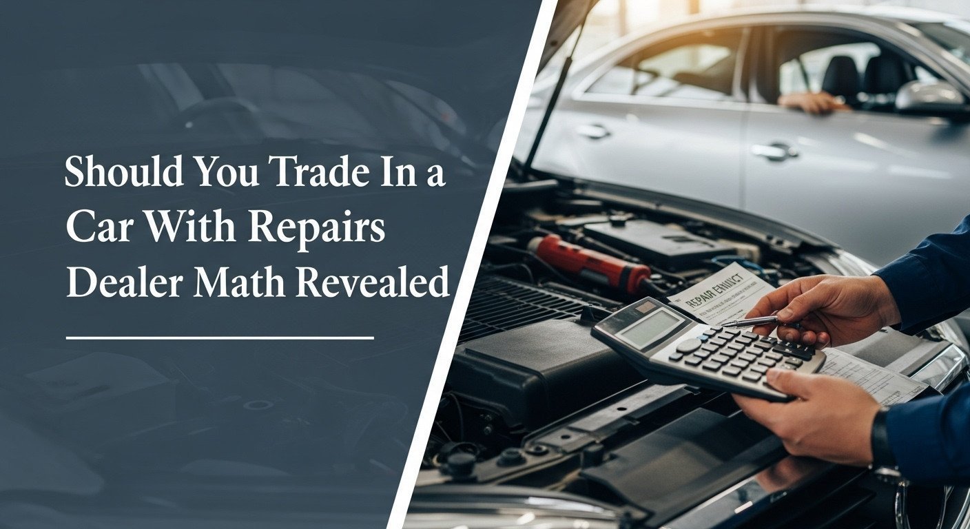 Should You Trade In a Car With Repairs Dealer Math Revealed - CarXplorer
