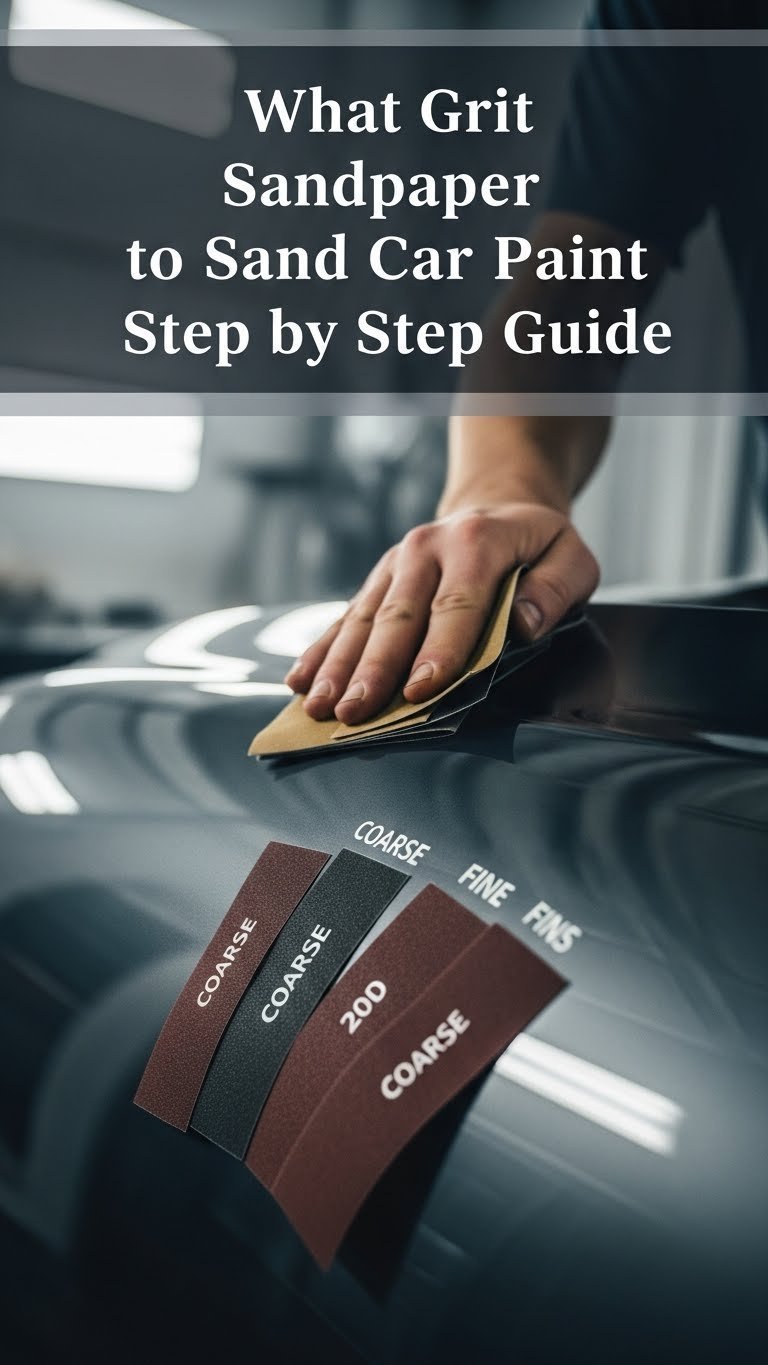 What Grit Sandpaper to Sand Car Paint Step by Step Guide 2025 - CarXplorer