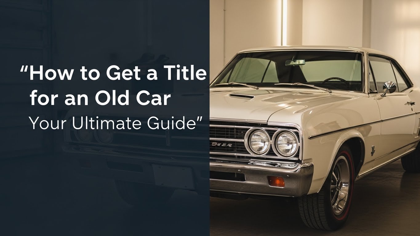 How to Get a Title for an Old Car Your Ultimate Guide - CarXplorer