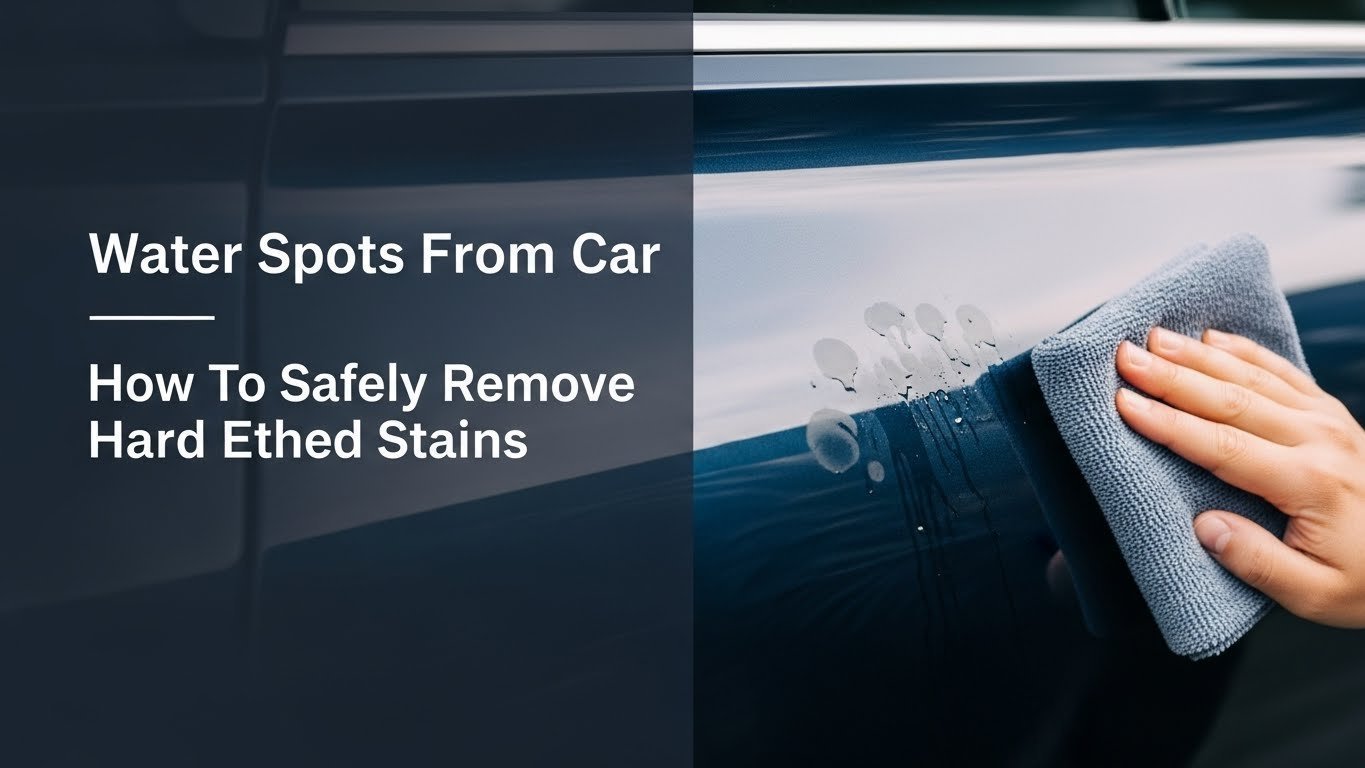 Water Spots From Car How To Safely Remove Hard Etched Stains - CarXplorer